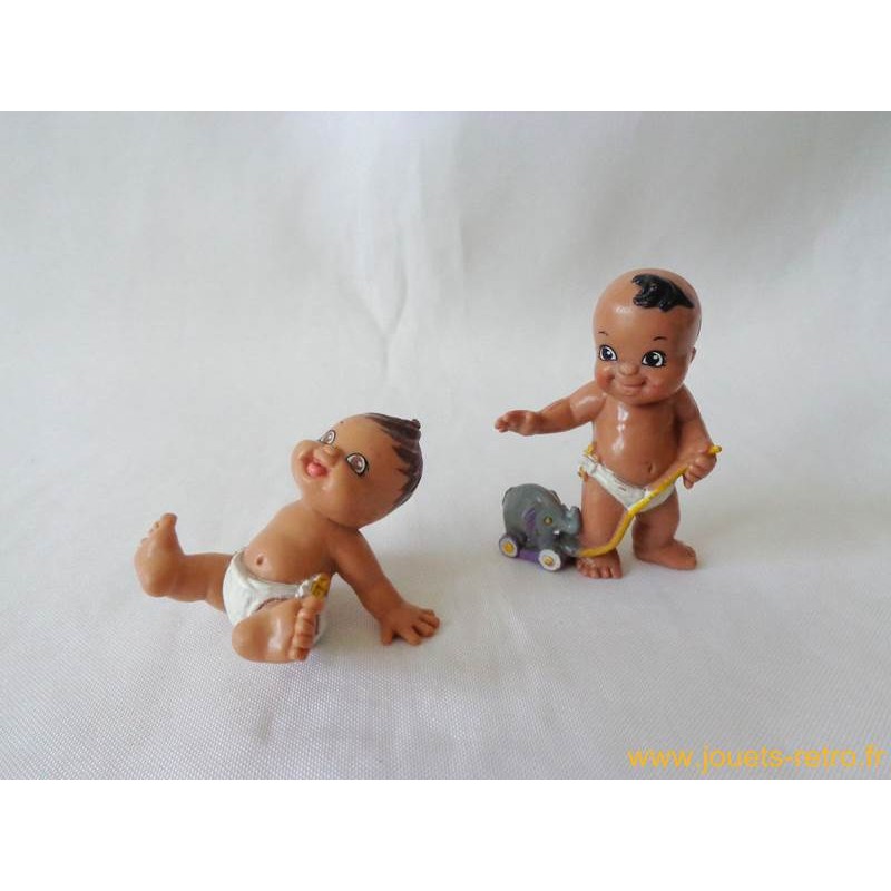 "Magic Babies" lot de 2 figurines marron - jouets rétro jeux de société ...