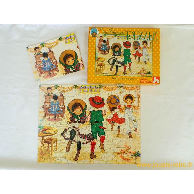 "Entrez dans la danse" Puzzle Miss Petticoat - jouets rétro jeux de ...