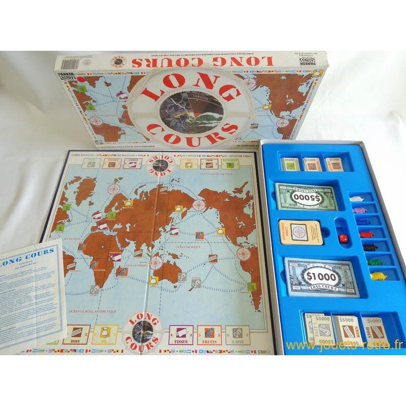 Long Cours - Jeu Parker 1988 - jouets rétro jeux de société figurines ...