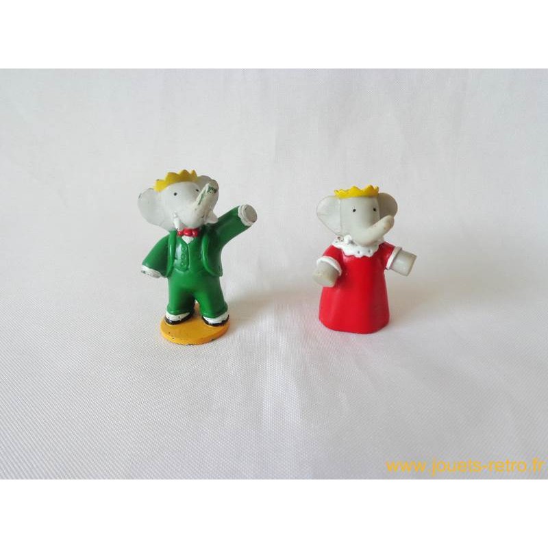 Figurines Babar - jouets rétro jeux de société figurines et objets vintage