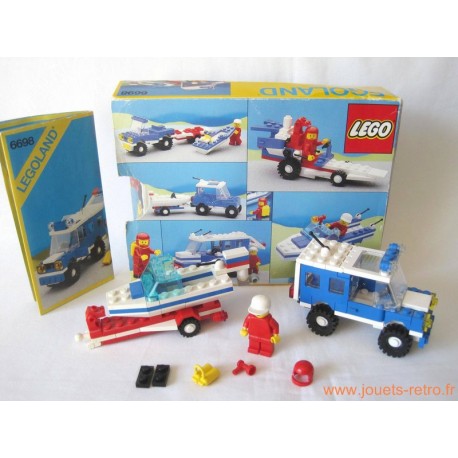 4x4 et hors-bord Lego 6698