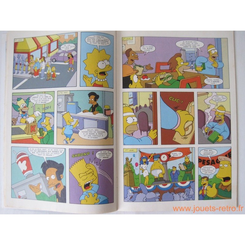 Comics "Les Simpson n° 16" décembre 2001 - jouets rétro jeux de société ...