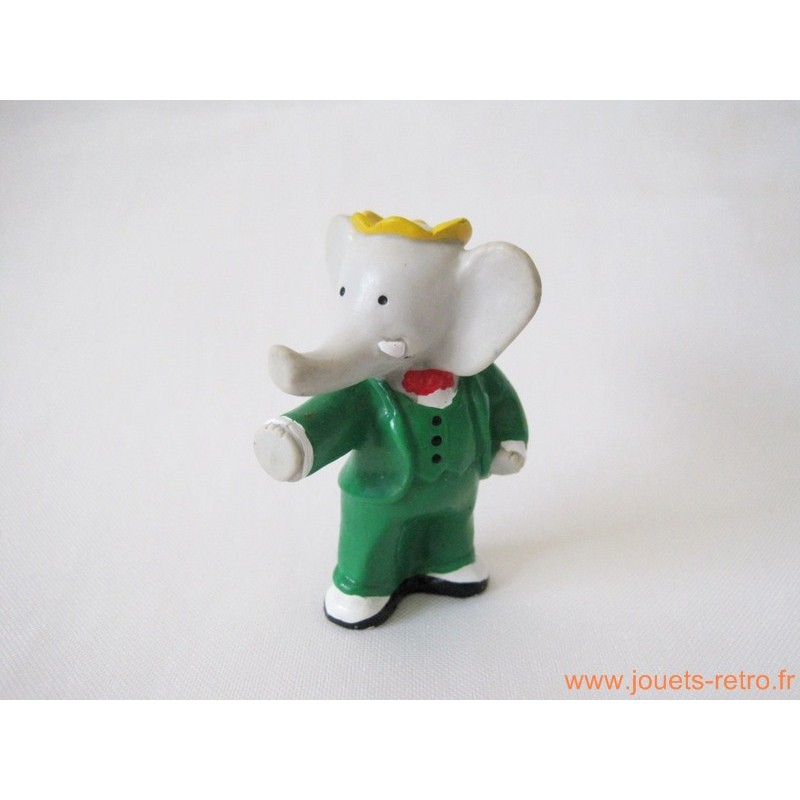 figurine "Babar" - jouets rétro jeux de société figurines et objets vintage