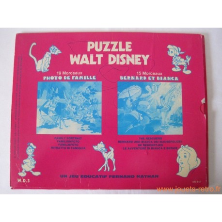 Photo de Famille - Puzzle Disney Nathan 1978