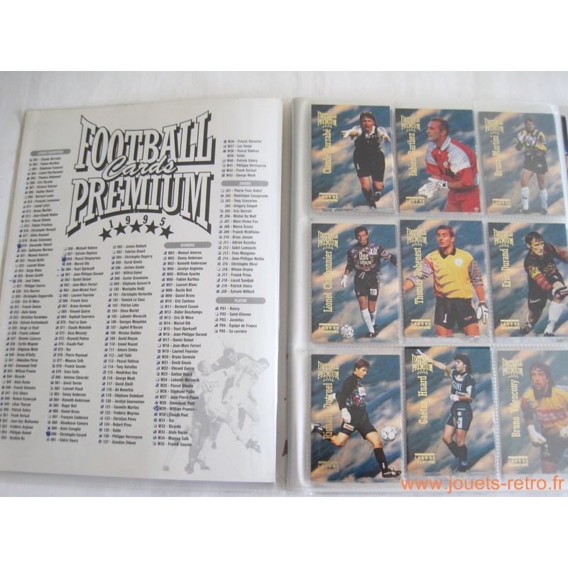 Album Panini Football Premium Cards 1995