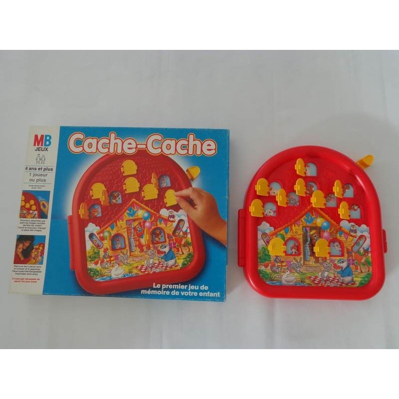 Cache-Cache - Jeu MB 1991 - jouets rétro jeux de société figurines et ...