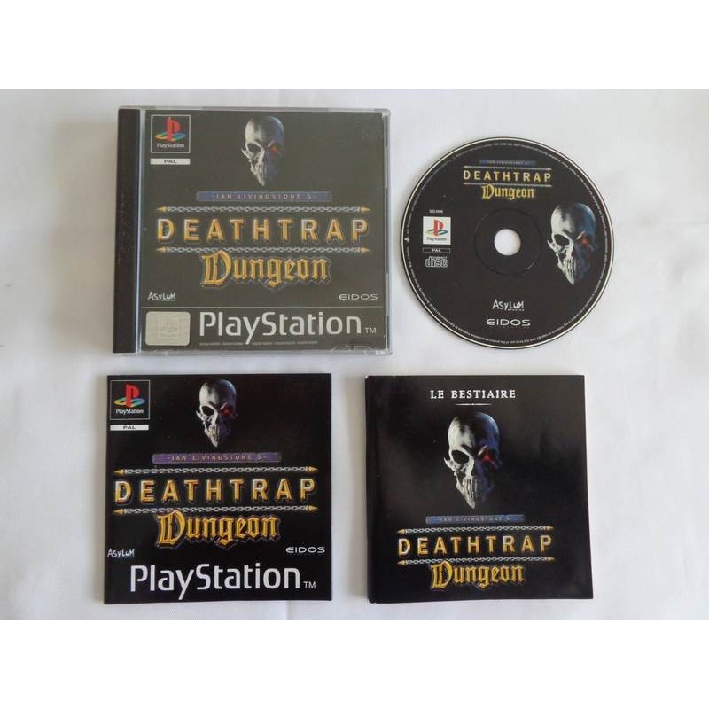 Deathtrap Dungeon - Jeu Ps1 - jouets rétro jeux de société figurines et ...