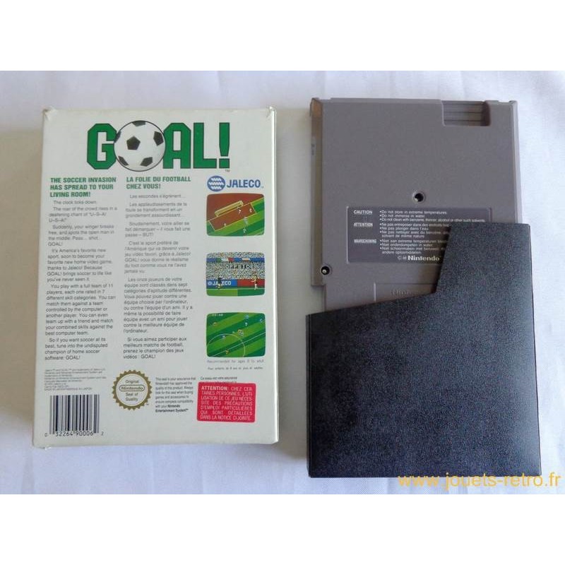 Goal! - Jeu NES - jouets rétro jeux de société figurines et objets vintage