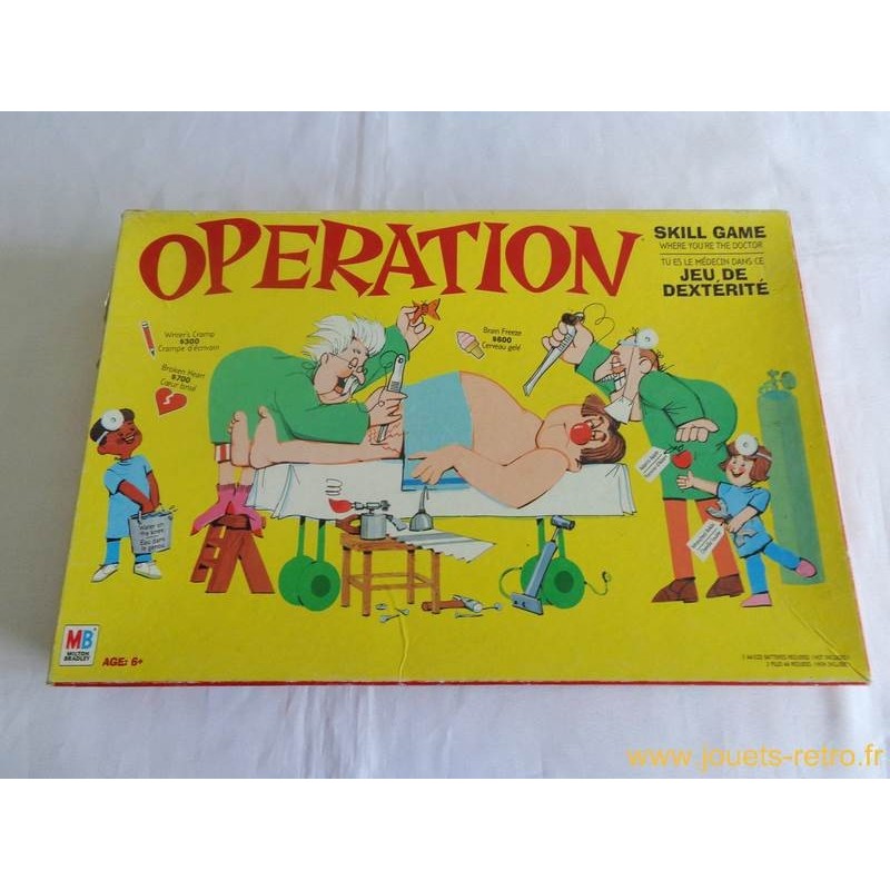 Operation - Jeu MB 2003 - jouets rétro jeux de société figurines et ...