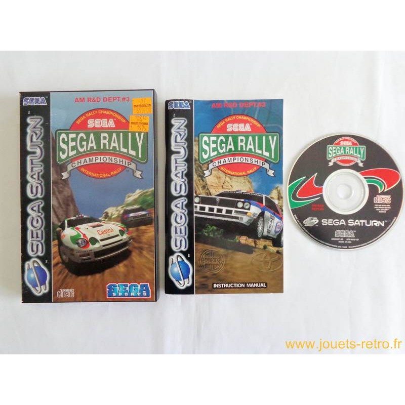 Sega Rally Championship - Jeu Saturn - jouets rétro jeux de société ...