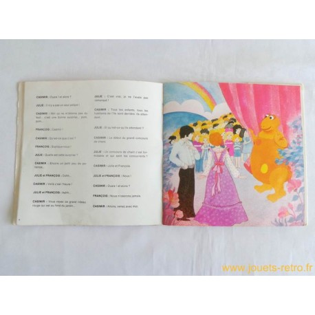 Casimir et le concours de chansons - 45T Livre Disque vinyle