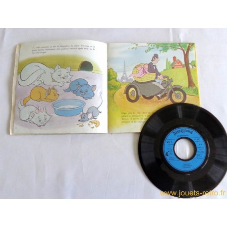 Les Aristochats Disney - 45T Livre disque vinyle