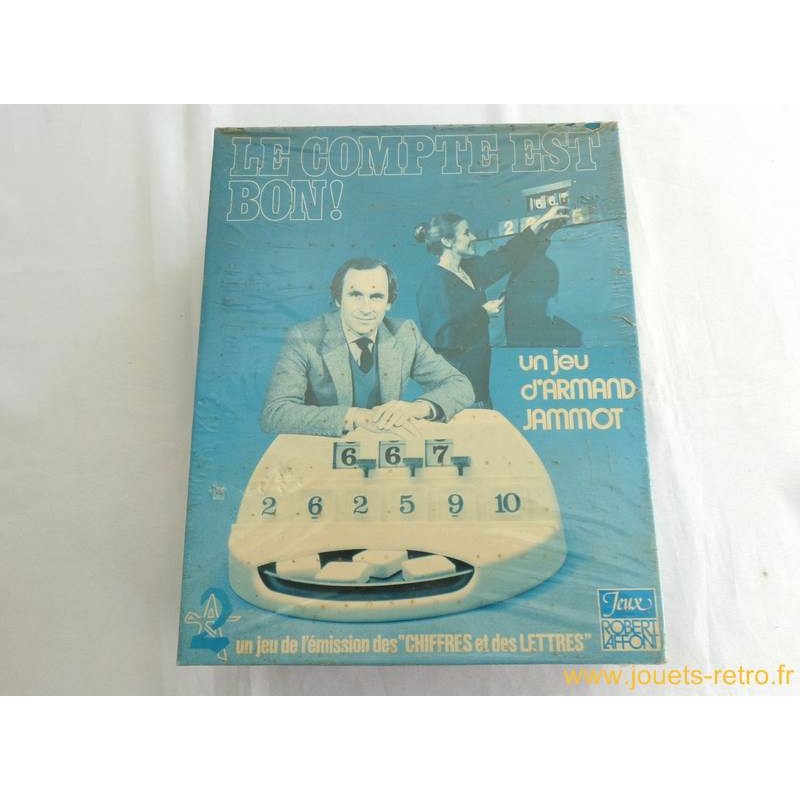 Le compte est Bon! - Jeu Robert Laffont NEUF - jouets rétro jeux de ...