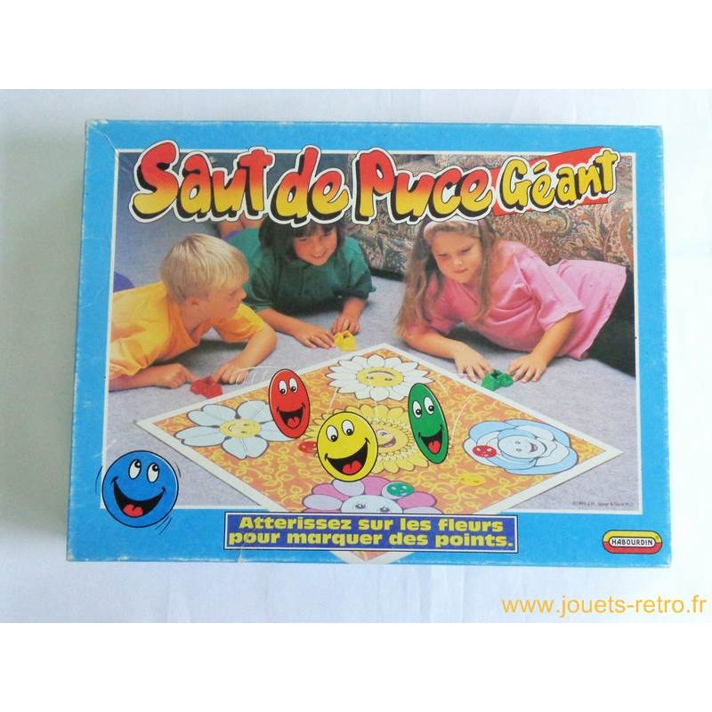 Saut de puce géant - jeu Habourdin 1994 - jouets rétro jeux de société ...