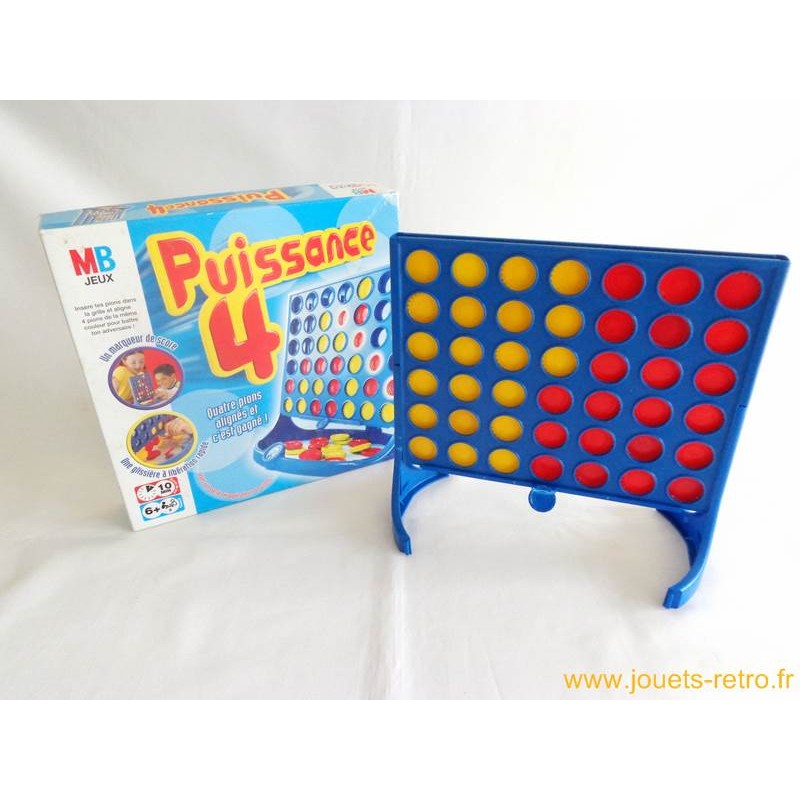 Puissance 4 - Jeu MB 2004 - jouets rétro jeux de société figurines et ...